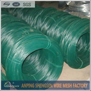 PVC Coated Wire - Used in the construction of chain link fences for ...